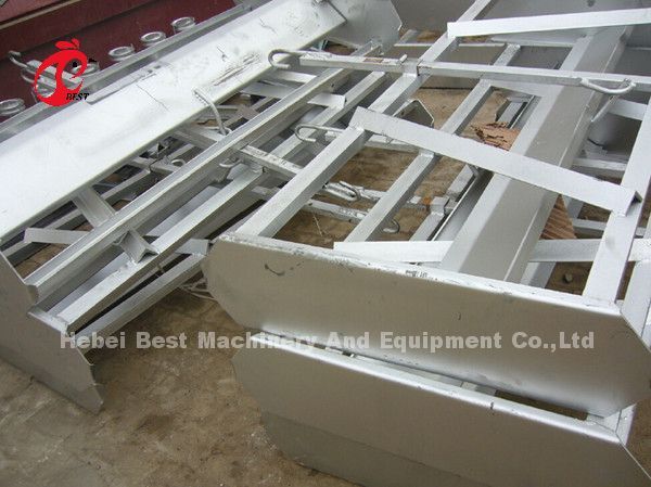 3 Scrapers Chicken Waste Processing Machine , Chicken Manure Scraper 8 ...