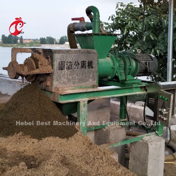 Recycled Poultry Farm Manure Dryer Machine Animal Fecal Solid Liquid ...