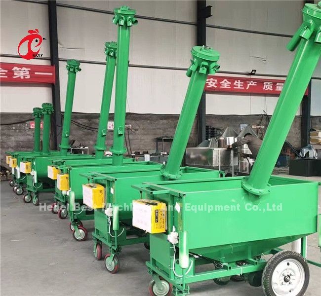 Poultry Farm Layer Broiler Cage Automatic Chicken Feeding Cart 220V Ada